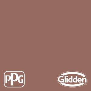 Glidden Premium 1 qt. PPG1061-6 Safari Brown Satin Exterior Latex Paint ...
