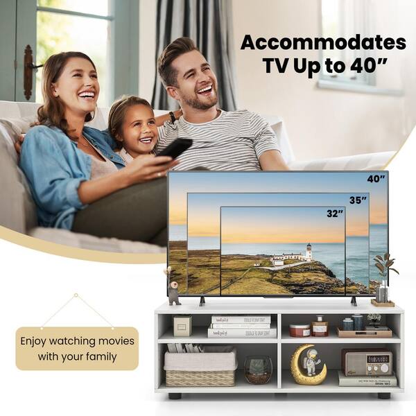 White tv stand for 40 inch tv store