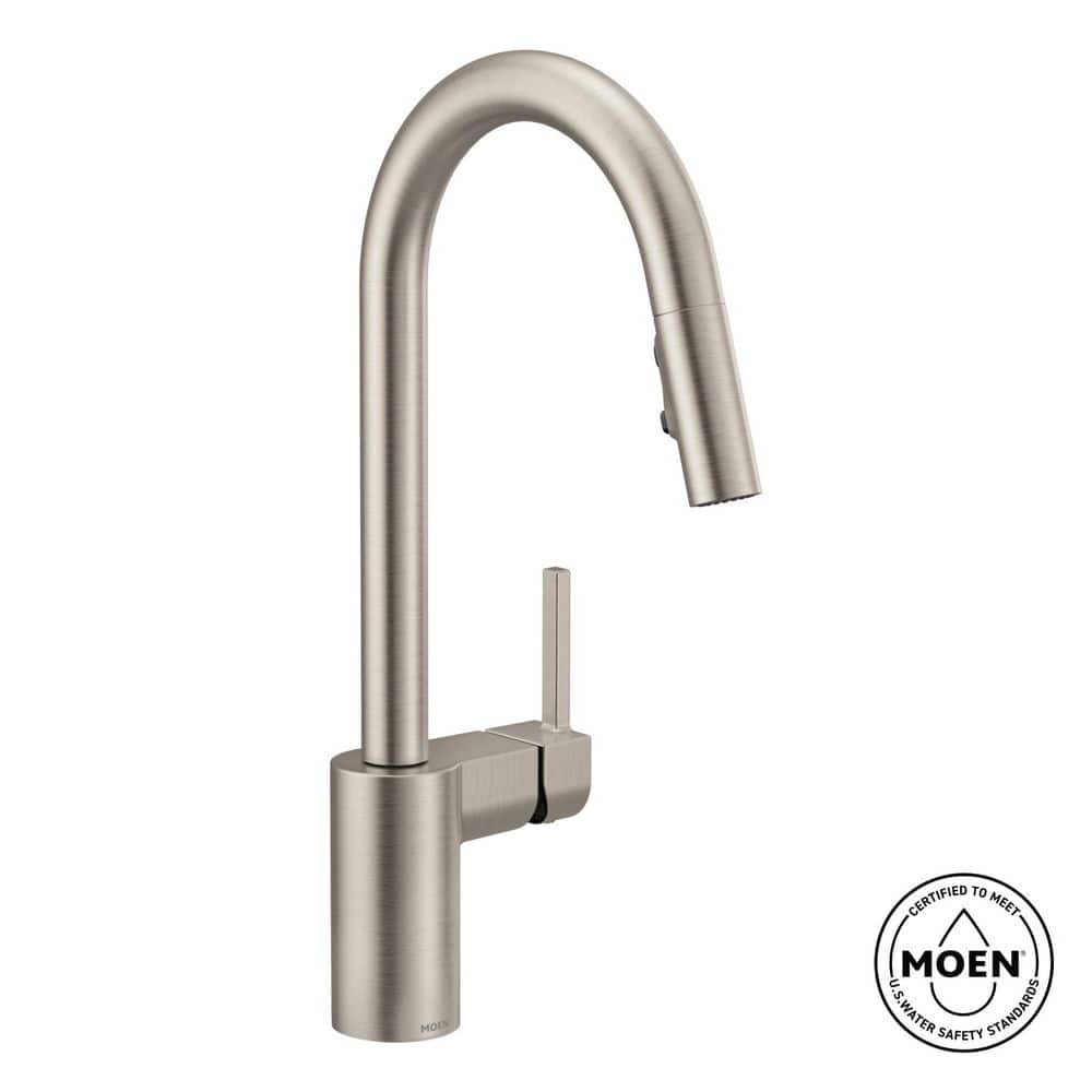 MOEN Align Single-Handle Pull-Down Sprayer Kitchen Faucet with Reflex ...