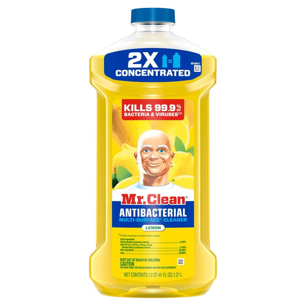 Mr. Clean 41oz. All purpose Antibacterial Lemon Scent Multi-Surface ...