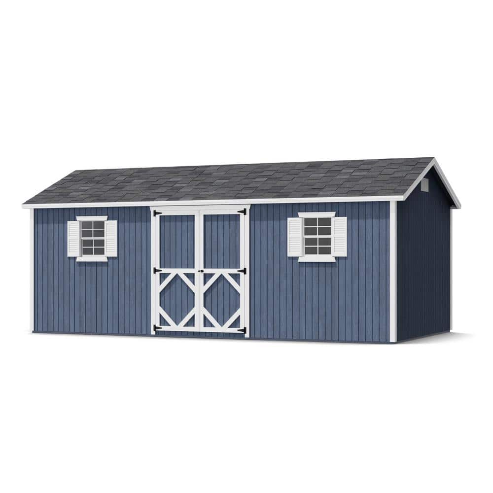 Little Cottage Co. Classic Workshop 10 ft. x 20 ft. Outdoor Wood ...