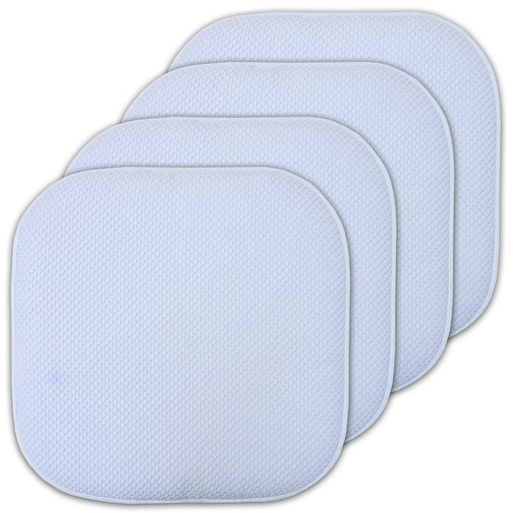 Sweet Home Collection Honeycomb Memory Foam Square 16 in. W x 16 in. D ...