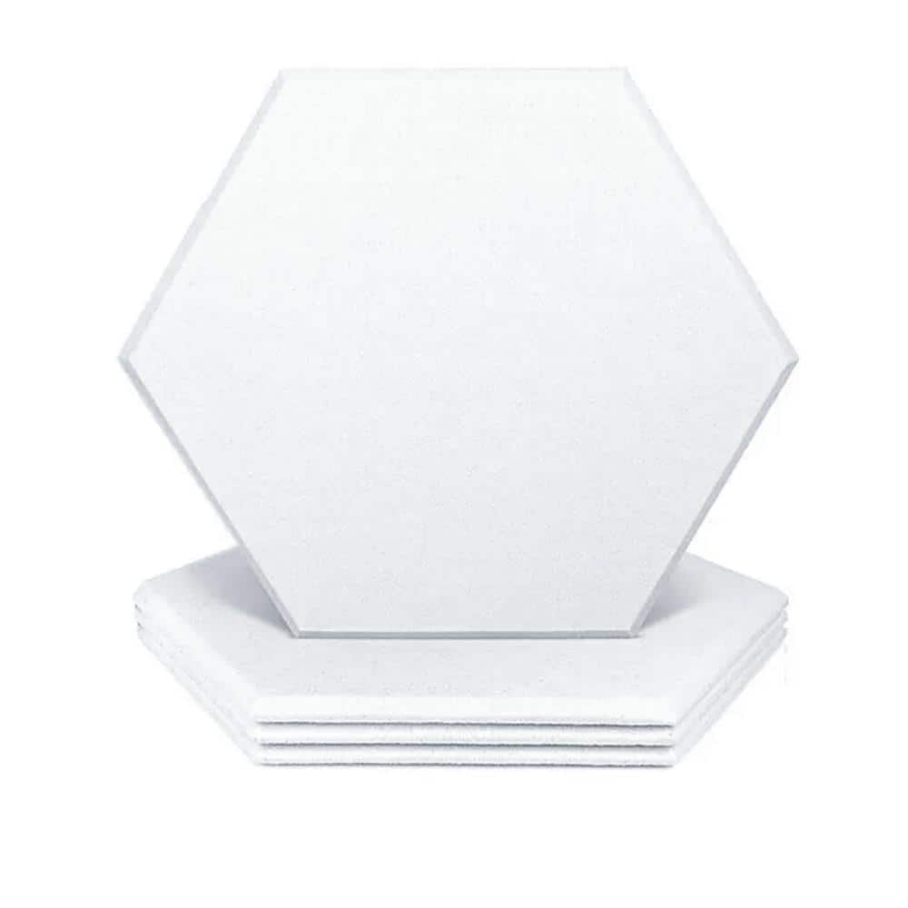 Wellco 0.6 in. x 12 in. x 10 in. Hexagon Sound Absorbing Acoustic ...