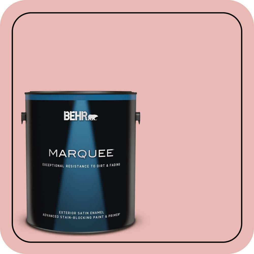 BEHR MARQUEE 1 gal. #MQ4-04 Noble Blush Satin Enamel Exterior Paint ...