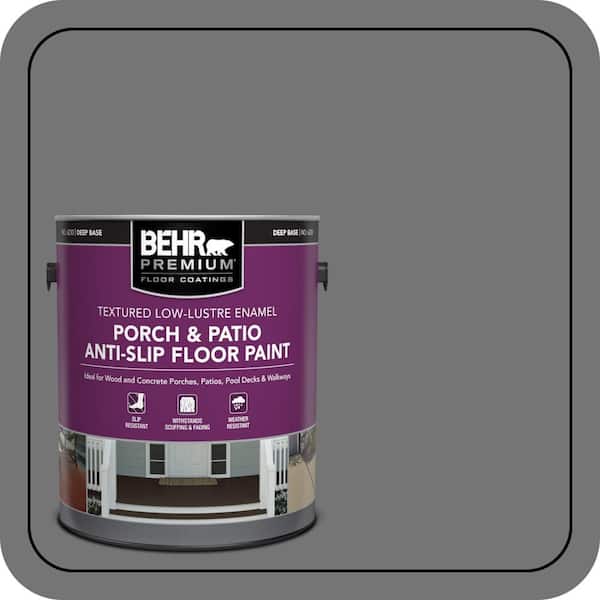 BEHR PREMIUM 1 gal. #PFC-84 Phantom Mist Textured Low-Lustre Enamel ...
