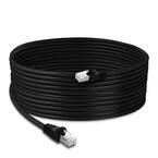 RITZ GEAR Ethernet Cable Cat6 Outdoor, 50 ft. Shielded Cord with RJ45 ...