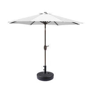 WESTIN OUTDOOR Kingston 9 ft. Market Outdoor Umbrella in Gray with 50 ...