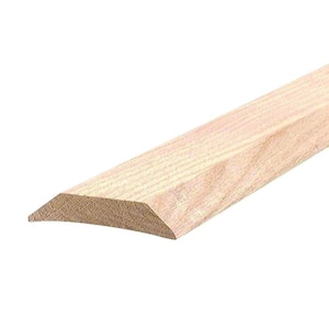 M-D Building Products 3-1/2 in. x 3/4 in. x 72 in. Natural Hardwood Low ...