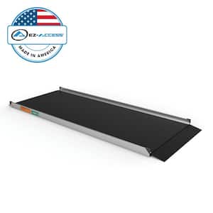 WRIGHTMASTER 10 ft. Adjustable Aluminum Wheelchair Ramp, Non-Skid ...