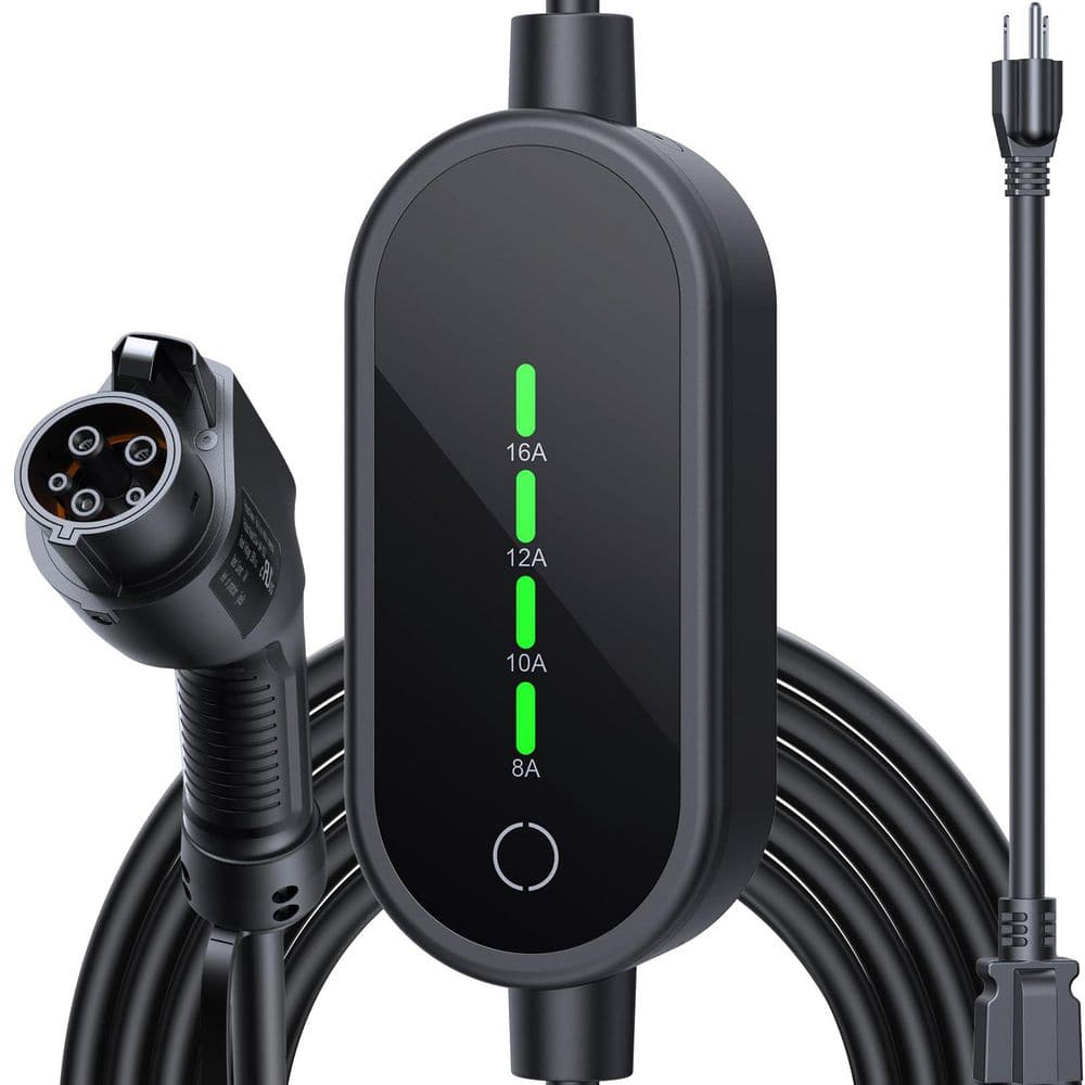 Ahfiwaso 21ft 240-Volt Electric Car Charger Level 1 2 Adjustable ...