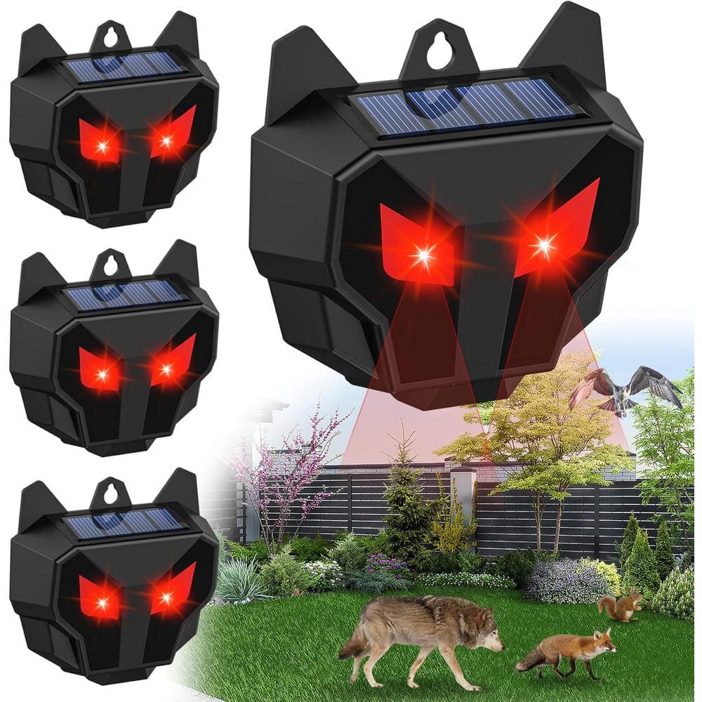 Misopily 5-Watt Solar Electronic Outdoor Wild Animals, Dogs, Cat ...