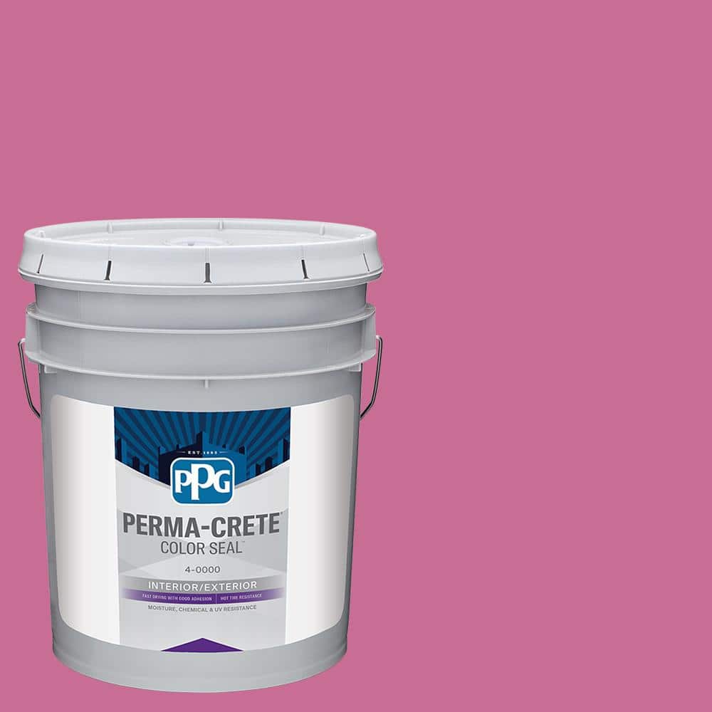 Perma-Crete Color Seal 5 gal. PPG17-09 Florentine Pink Satin Interior ...