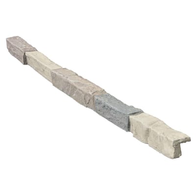 TRITAN BP Stack Stone 48 in. x 24.25 in. Polyurethane Interlocking ...