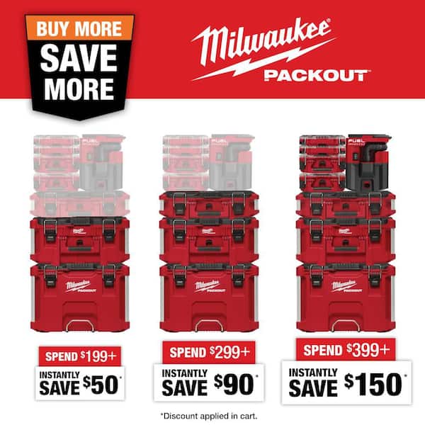 Black - Milwaukee Packout - Modular Tool Storage Systems - The Home Depot