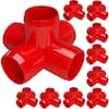 Formufit 1/2 in. Furniture Grade PVC 5-Way Cross in Red (10-Pack ...