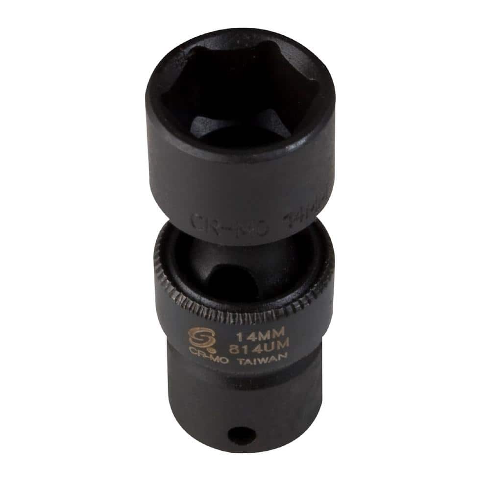 SUNEX TOOLS SOC 14 mm 1/4 in. Drive Impact Univ 6-Point SUN814UM - The ...