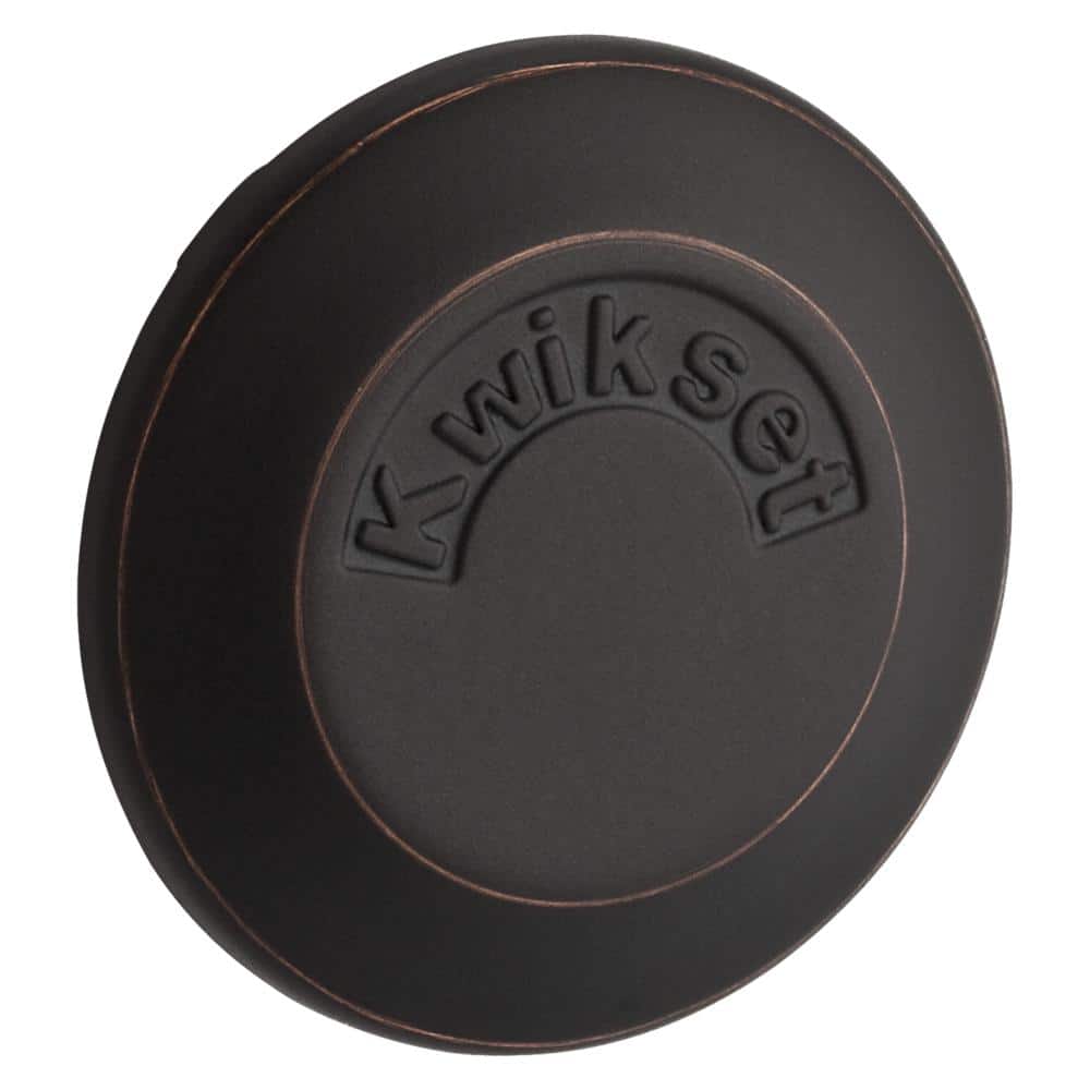 Kwikset 667 Series Venetian Bronze Single-Sided Deadbolt with Exterior ...