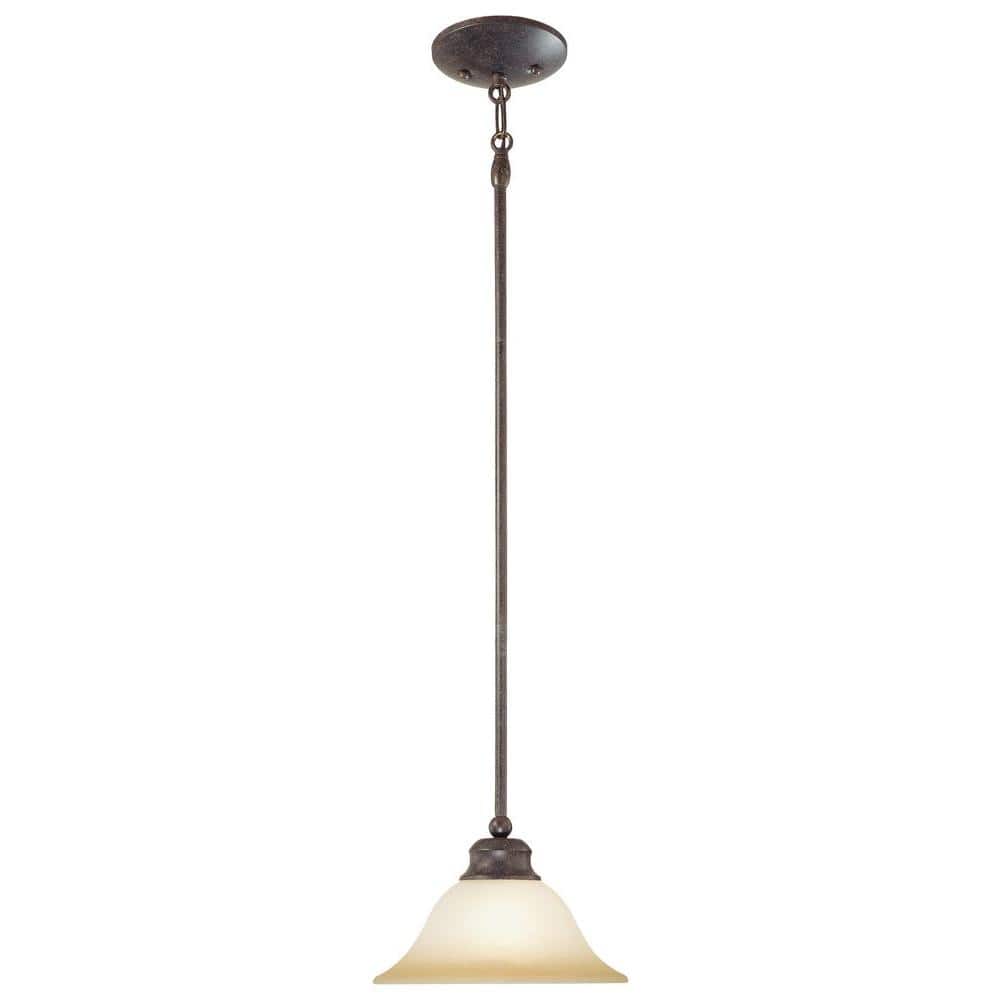Thomas Lighting 1-Light Sable Bronze Hanging Pendant SL829822 - The ...