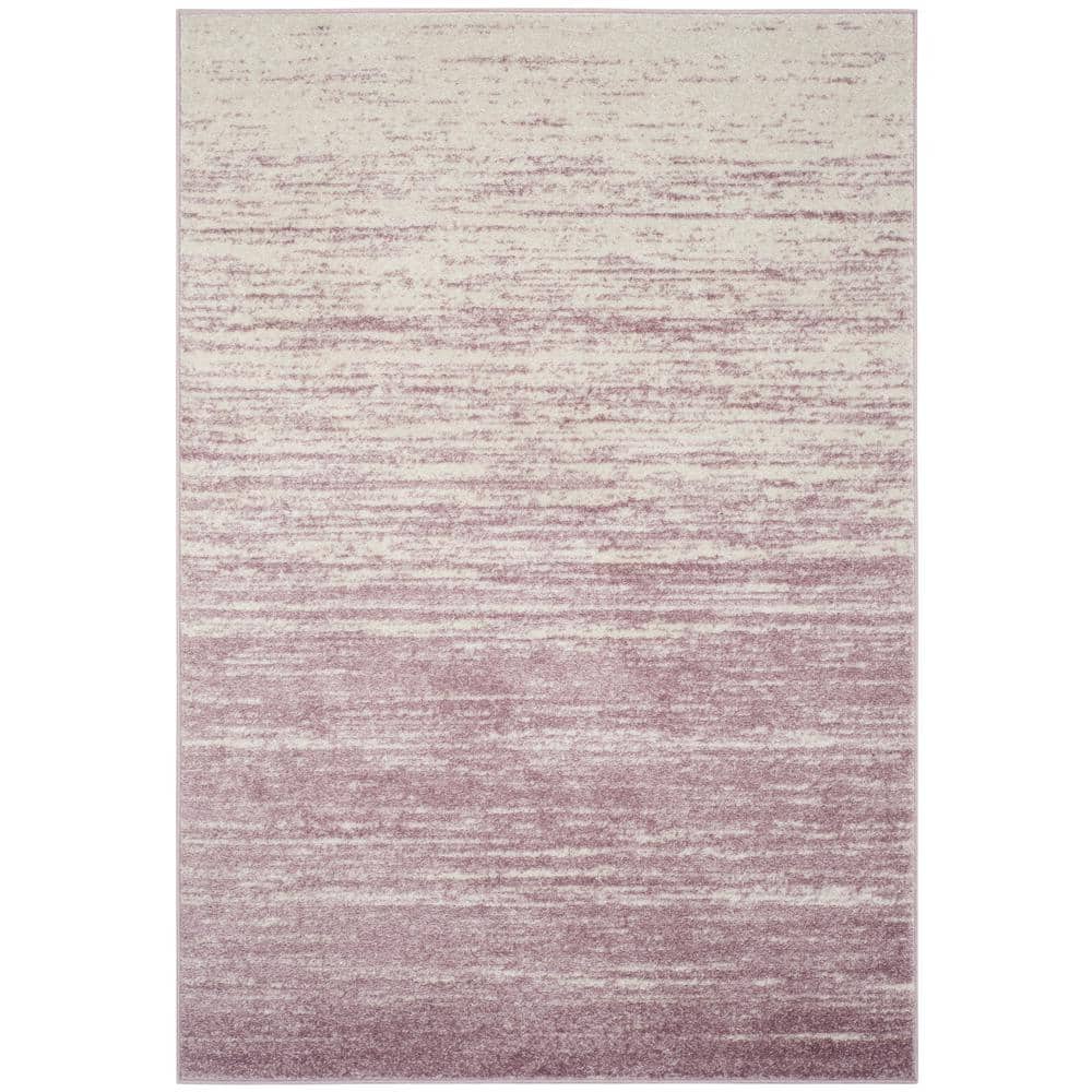 SAFAVIEH Adirondack Cream/Purple 5 ft. x 8 ft. Solid Area Rug ADR113L-5 ...