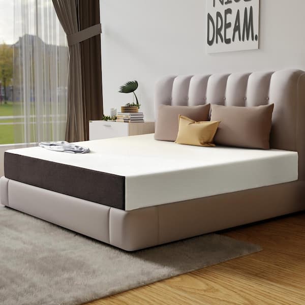 Twolike 10 in. Twin Size Gel Memory Foam Medium Mattress in a Box Back Pain Relief Mattress for Sleep Support Bedroom Mattresses HD JXCHM 10T01