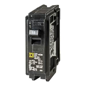 Square D Homeline 20-Amp Single-Pole GFCI Circuit Breaker (HOM120GFICP ...