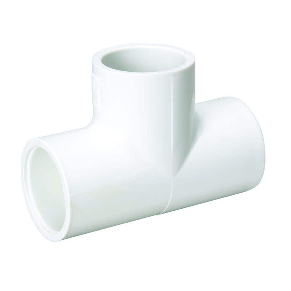 Mueller Streamline 1 in. PVC Slip x Slip x Slip Tee 401-010HC - The ...