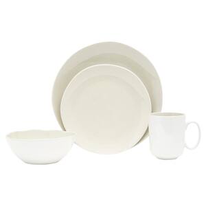 Pfaltzgraff 16-Piece Panama Coastal Beige Stoneware Dinnerware Set ...