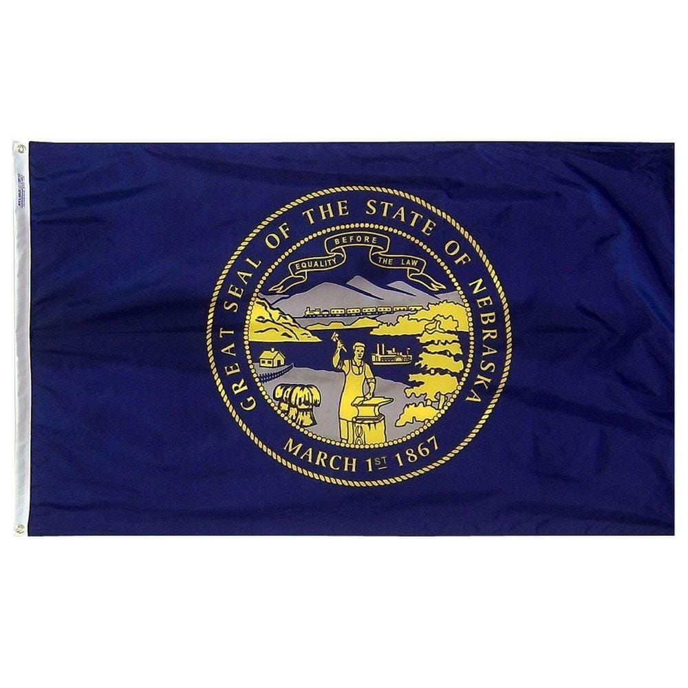 Annin Flagmakers 2 ft. x 3 ft. Nylon Nebraska State Flag 143250 - The ...