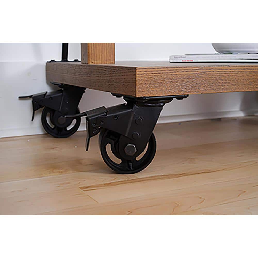 POSH POLLEN Black Casters Wheels 6006-501 - The Home Depot