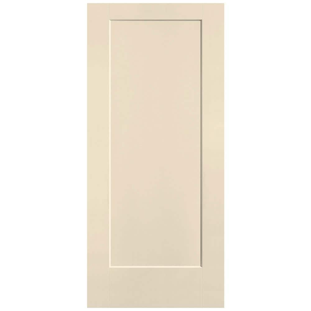 Masonite 36 in. x 80 in. 1-Panel Lincoln Park Single Bore Solid Core ...