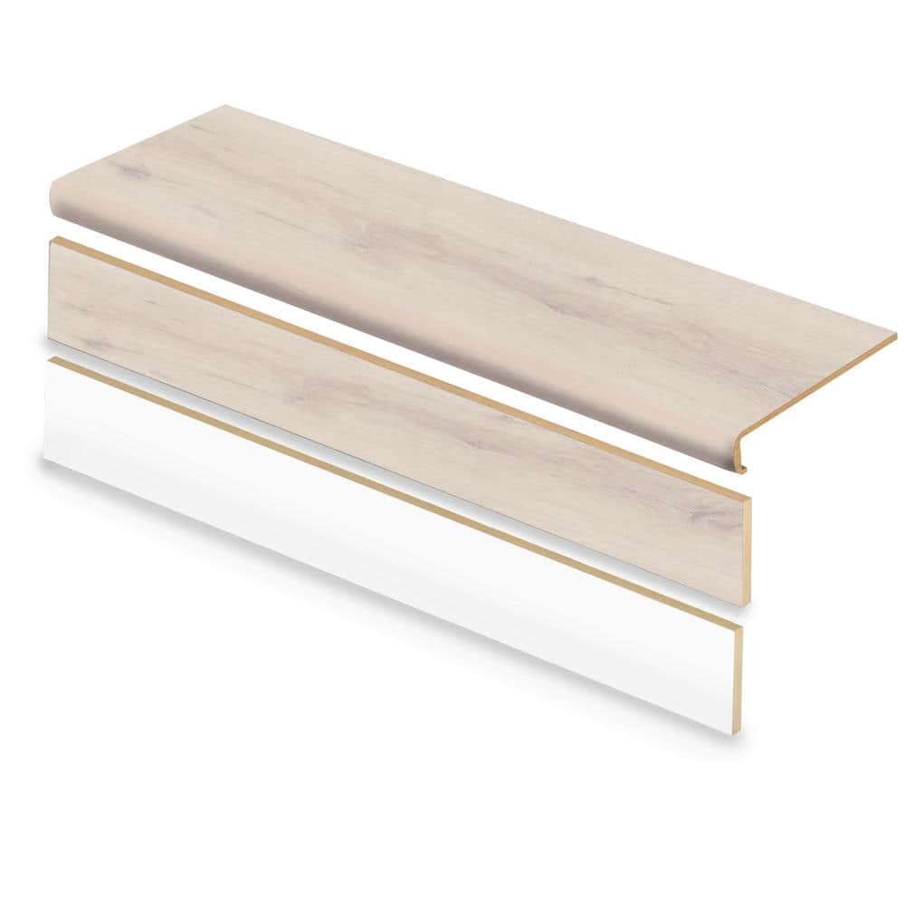 Cap A Tread Color 7395 47 in. L x 12.15 in. W x 2.28 in. T Vinyl ...