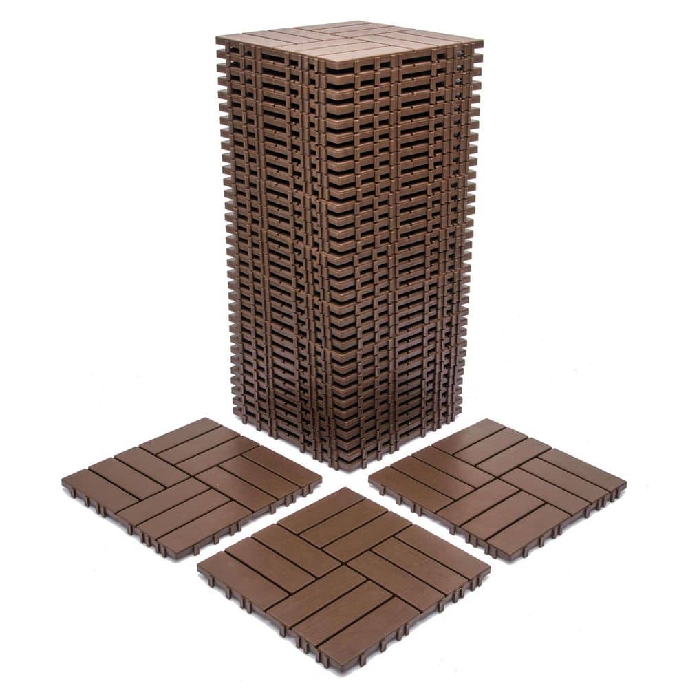 Ama pear 11.5 in. x 11.5 in. 68-Pack Eco-Friendly Waterproof Plastic ...