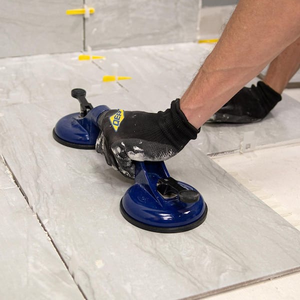 QEP SureGrip 1-Size-Fits-Most Heavy-Duty Tiler's Gloves for Better Grip ...