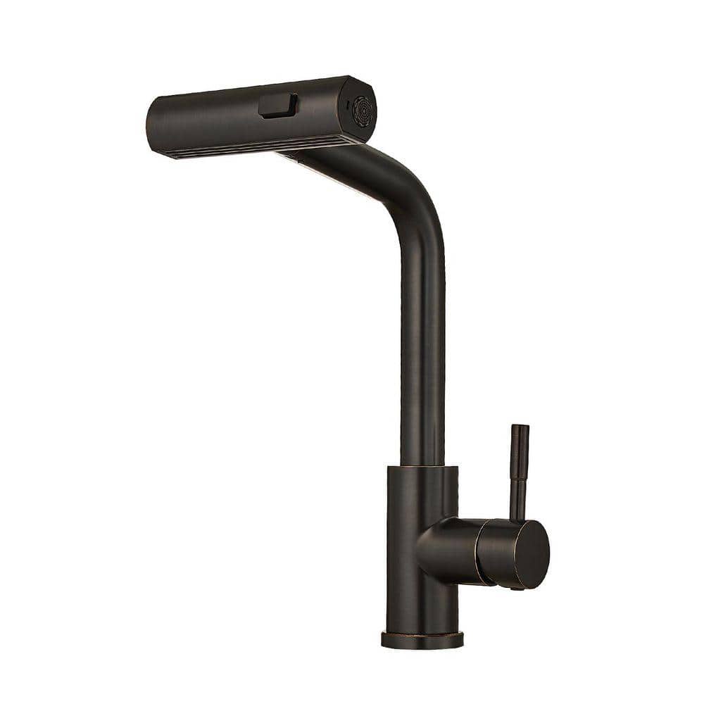 Fapully Single Handle Pull Down Sprayer Kitchen Faucet with Pull Out ...