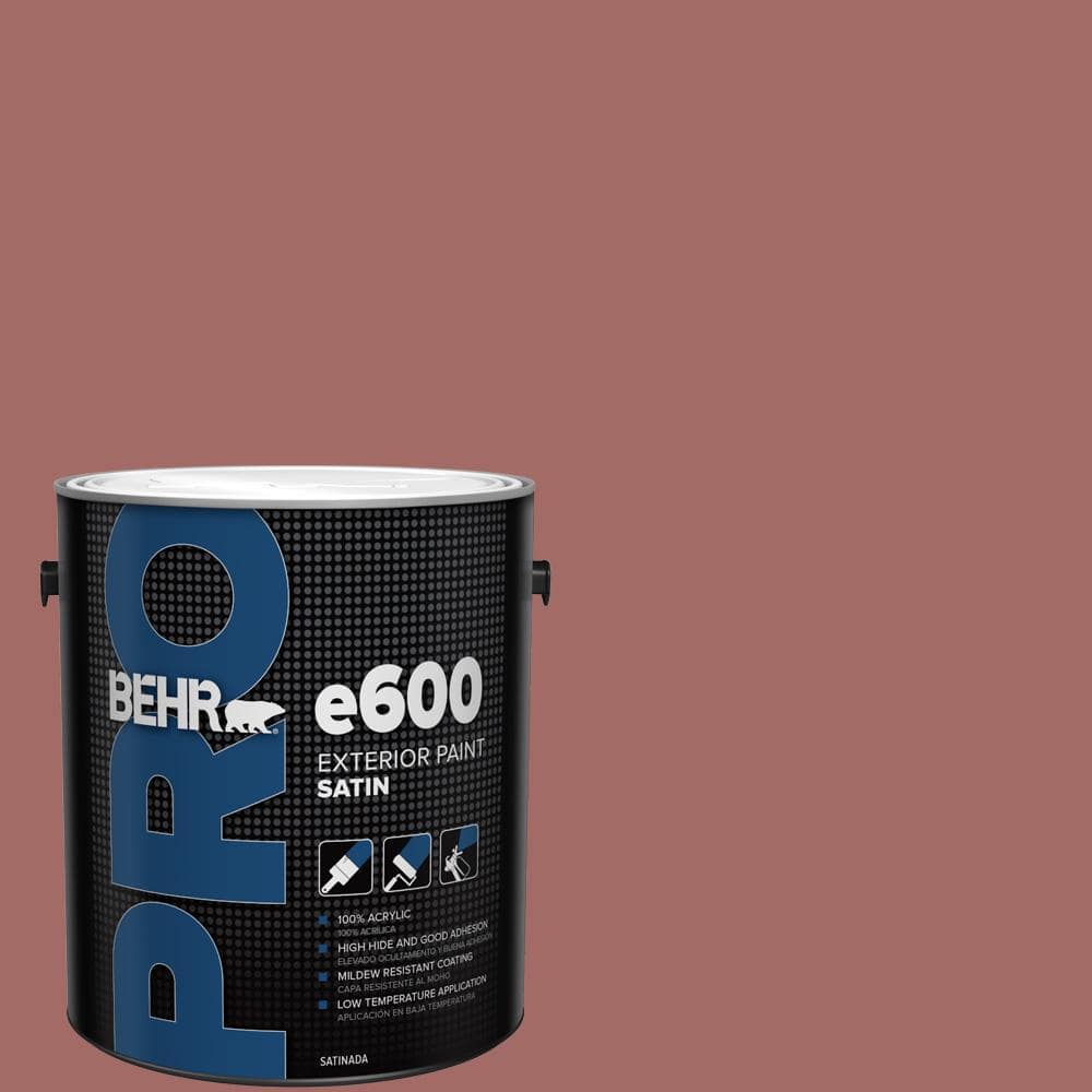 BEHR PRO 1 gal. #S150-5 Vermilion Satin Exterior Paint PR64301 - The ...