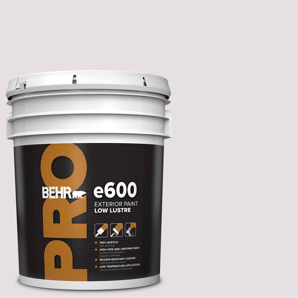 BEHR PRO 5 gal. #670E-2 Pearl Violet Low Luster Exterior Paint PR62005 ...