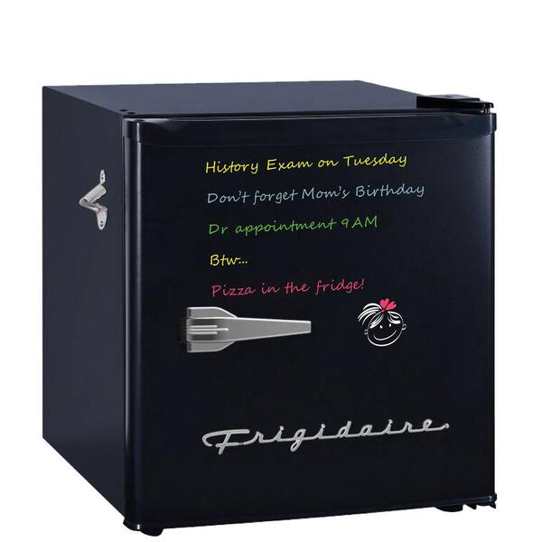 Frigidaire 1.6 cu. ft. Retro Mini Refrigerator in Black without Freezer ...