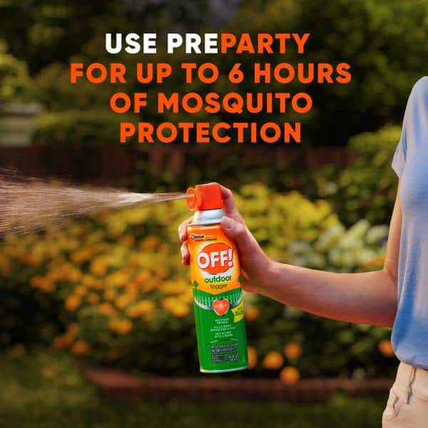 OFF! Backyard Outdoor Fogger, Bug Repellent Fog for Mosquitoes, Flies ...