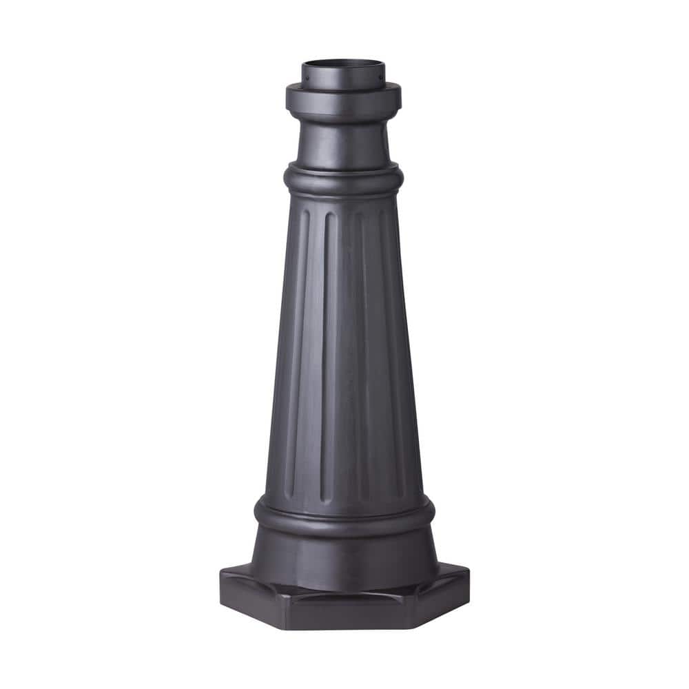 Generation Lighting Antique Bronze Outdoor Die-Cast Aluminum Post Base ...