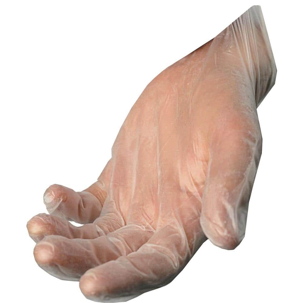 HDX 100-Count Disposable Vinyl Gloves SZ178293 - The Home Depot