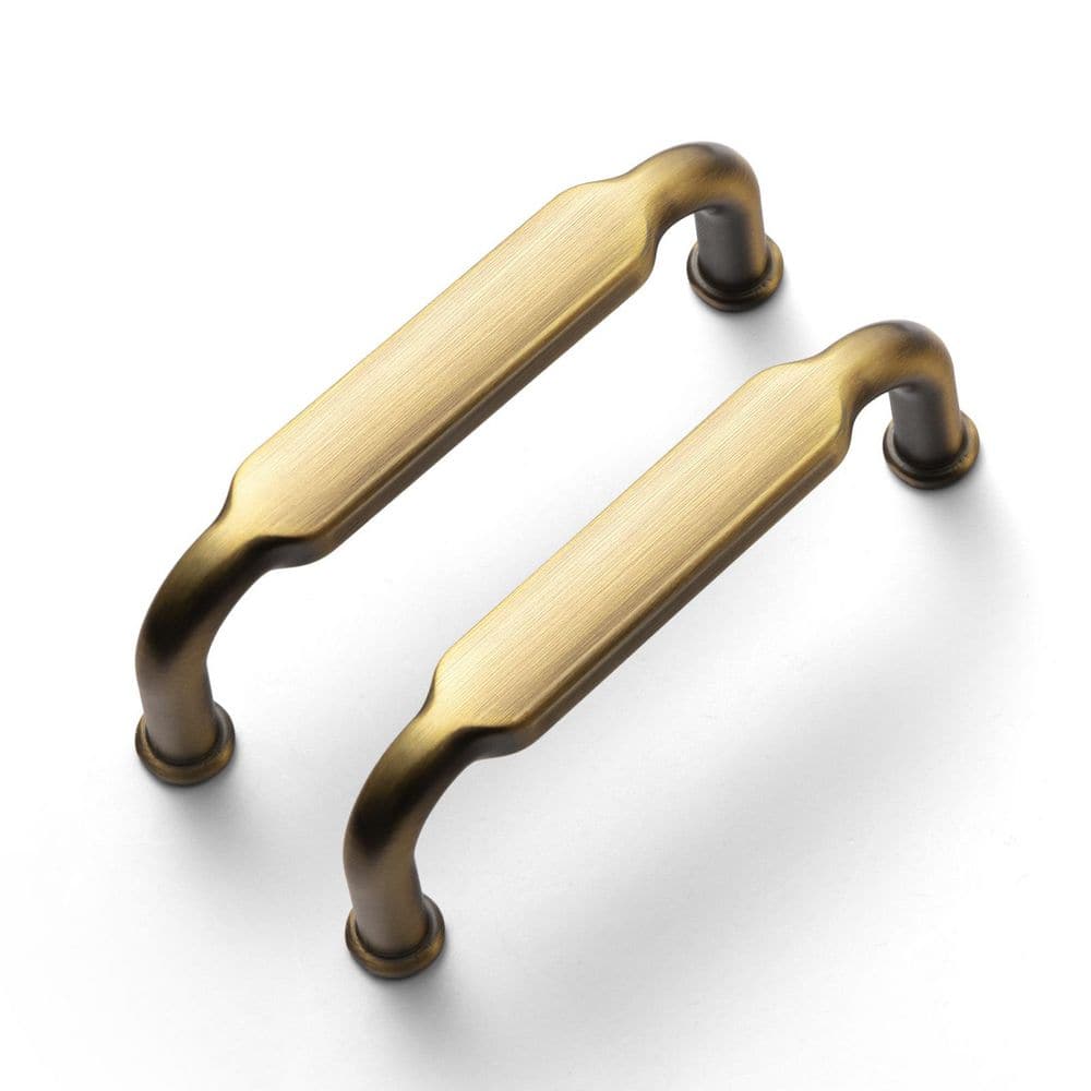 Goo-Ki 12-Pack 3 in. (76mm) Modern Brushed Bronze Zinc Alloy Cabinet ...