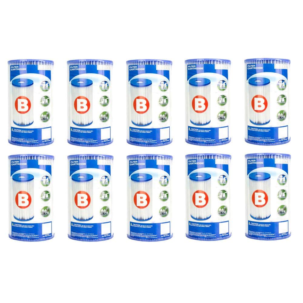 Intex Swimming Pool Easy Set 5.75 in. Dia Type B Replacement Filter ...