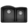Blanco DIAMOND Undermount Granite Composite 32 in. 60/40 Double Bowl ...