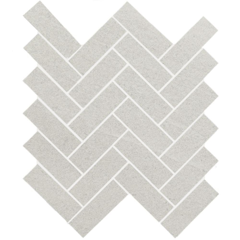 Florida Tile Home Collection Seville White 12 in. x 15 in. x 9 mm Matte ...