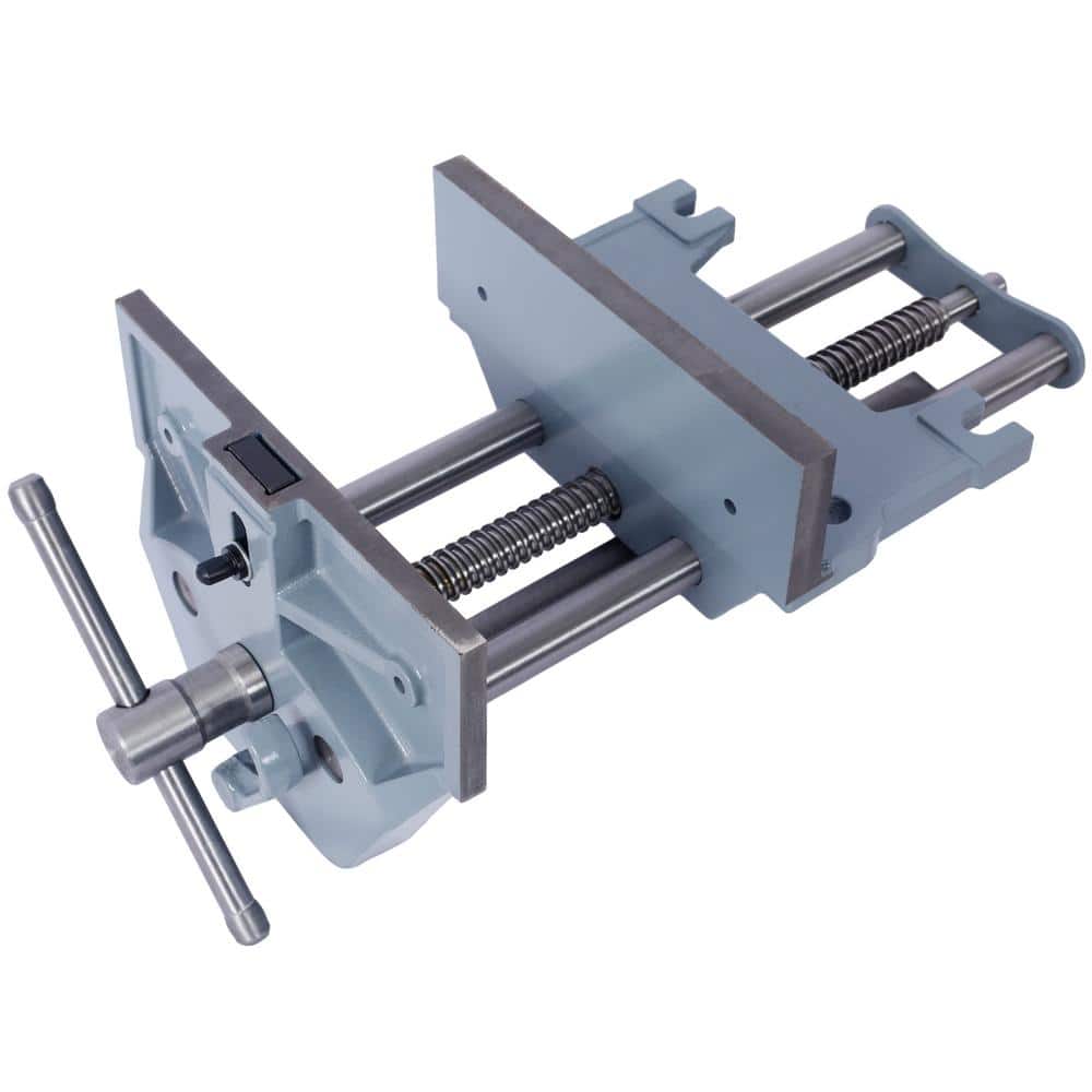 Amucolo Gray Heavy-Duty Cast Iron Rapid Action Woodworking Vise Quick ...