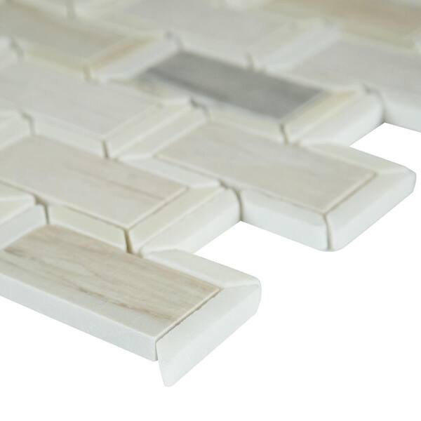 Buy Angora Framework 12 in. x 12 in. Polished Marble Floor and Wall ...