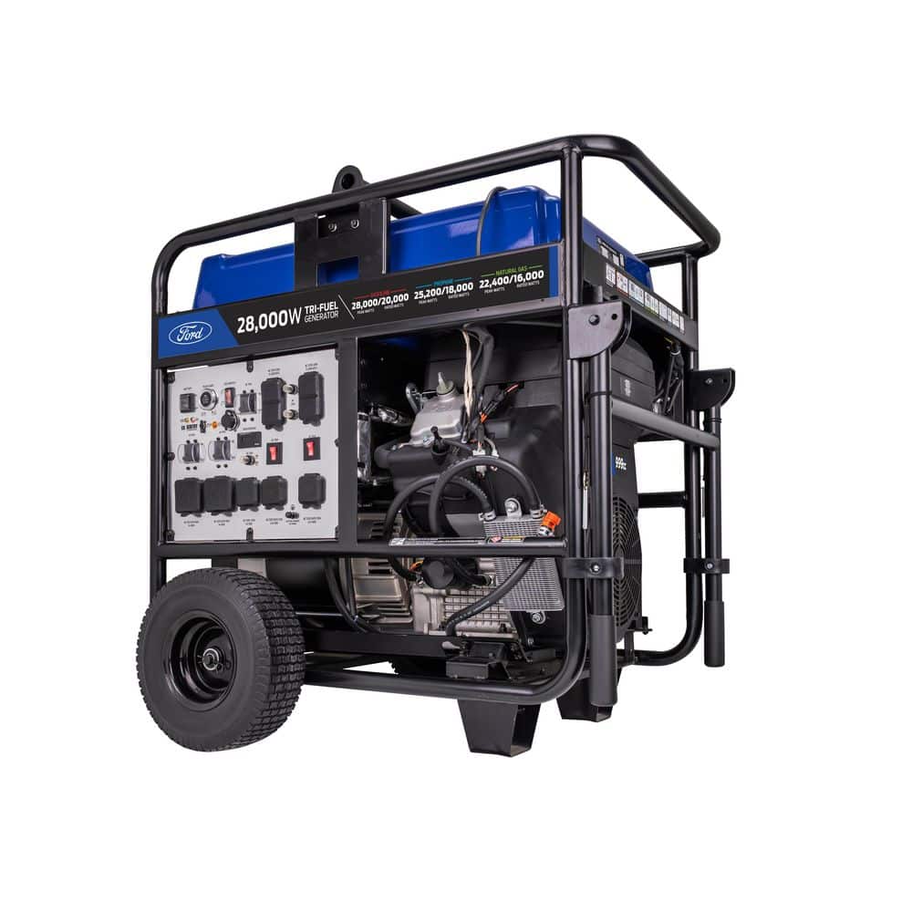 Ford 28000-Watt Electric Swich and Remote Start Tri-Fuel Gasoline and ...