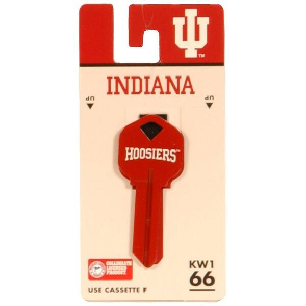 Hillman #66 NCAA Indiana Hoosiers Key Blank 89860 - The Home Depot