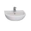 Barclay Products Compact Wall-Mounted Bathroom Sink in White 4-541WH - The Home Depot