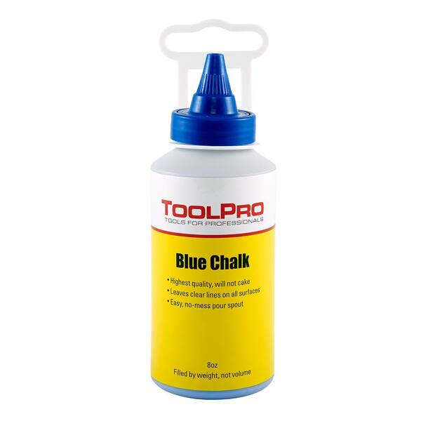 ToolPro 8 oz. Blue Chalk Refill TP01160 - The Home Depot